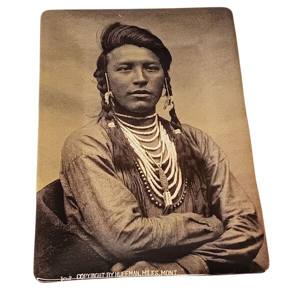 LA Huffman | Accents | La Huffman Photo Sits Down Spotted Crow Warrior ...